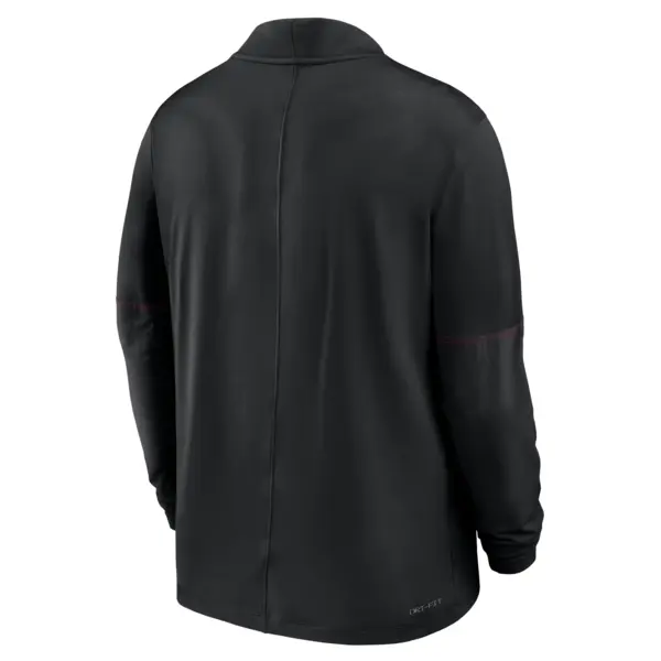 Nike Florida State Sideline Dri-fit College 1/2-zip Top - Black