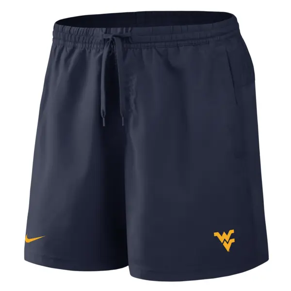 Nike West Virginia Primetime Primary Logo Dri-fit College Form Shorts - Blue
