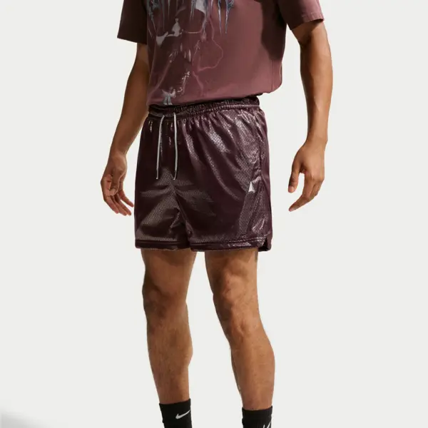 Nike Ja Standard Issue 5" Mesh Basketball Shorts - Red