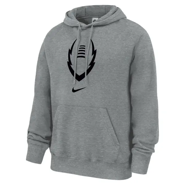 Nike Club Football Pullover Fleece Hoodie - Grey