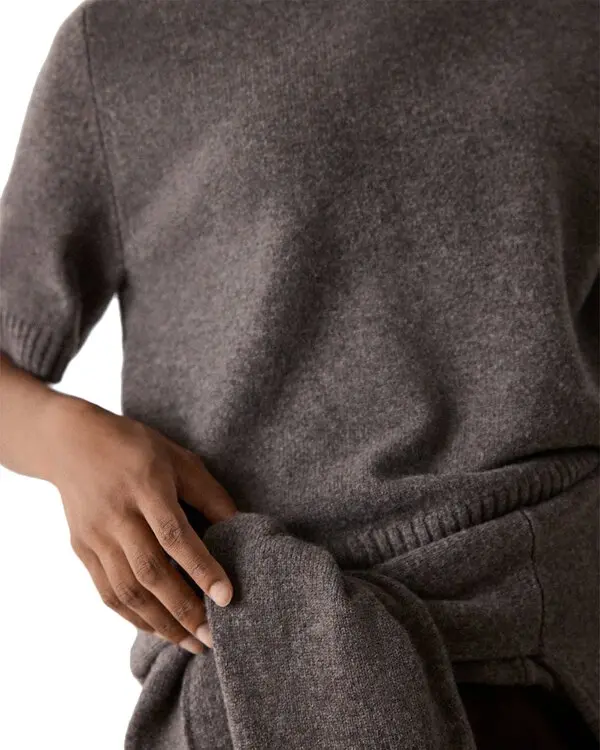 Whistles Round Neck Wool Knitted Tee