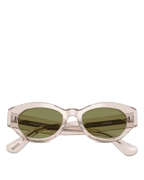 Oliver Spencer Lerrue Oval Sunglasses, 50mm