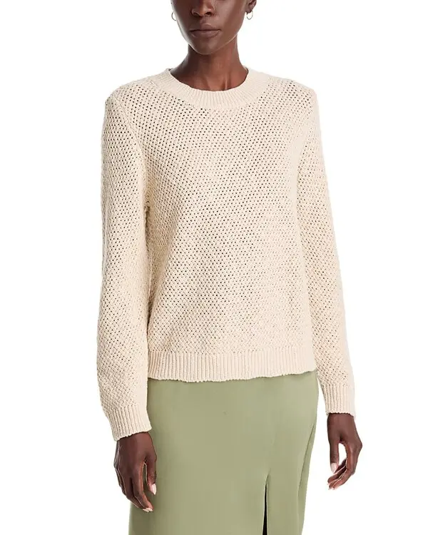 Tommy Bahama Cotton Basket Stitch Pullover Sweater
