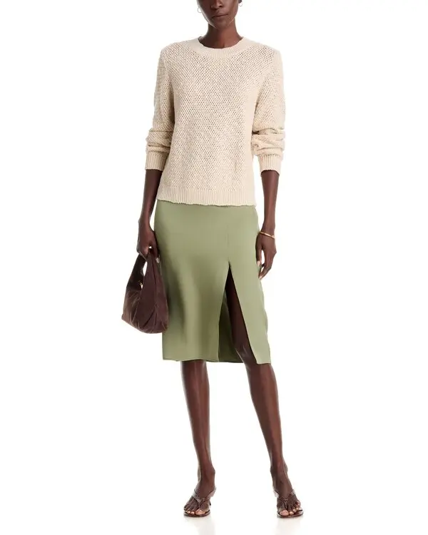 Tommy Bahama Cotton Basket Stitch Pullover Sweater