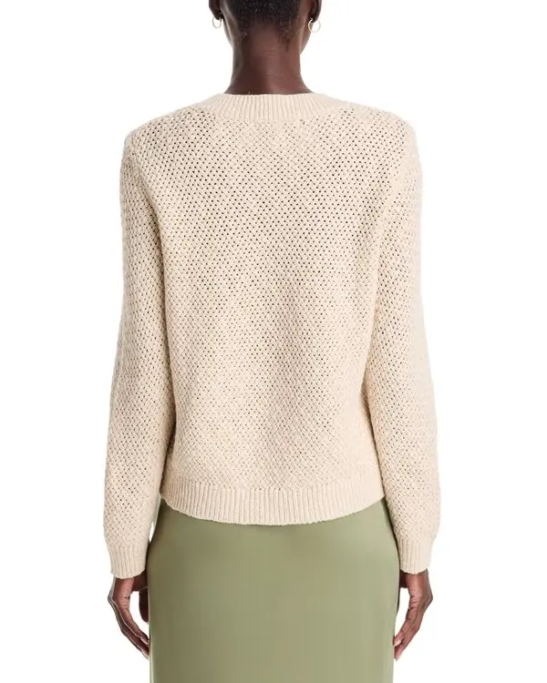 Tommy Bahama Cotton Basket Stitch Pullover Sweater
