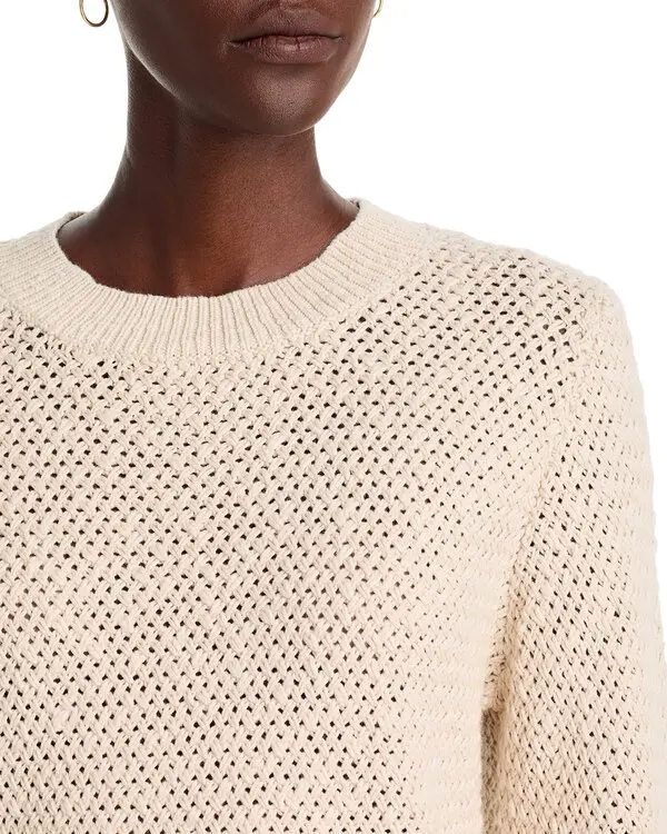 Tommy Bahama Cotton Basket Stitch Pullover Sweater