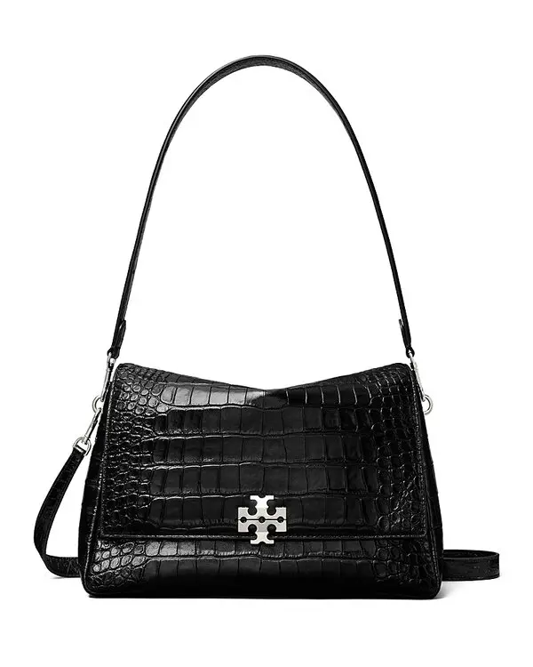 Tory Burch Charlie Embossed Shoulder Bag