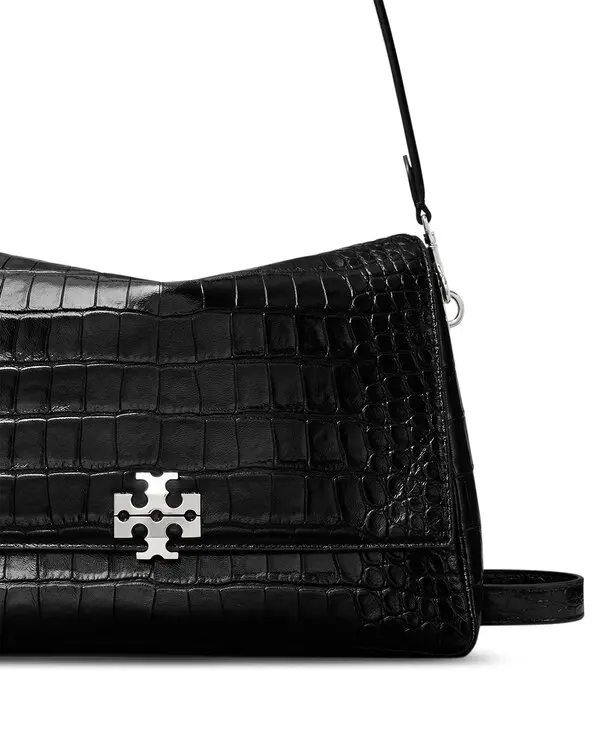 Tory Burch Charlie Embossed Shoulder Bag