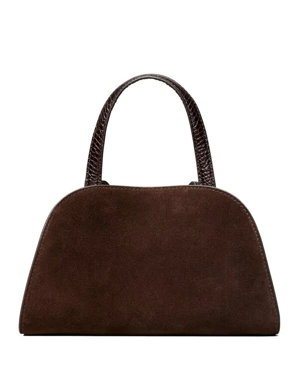 Tory Burch Romy Suede Small Bauletto Bag