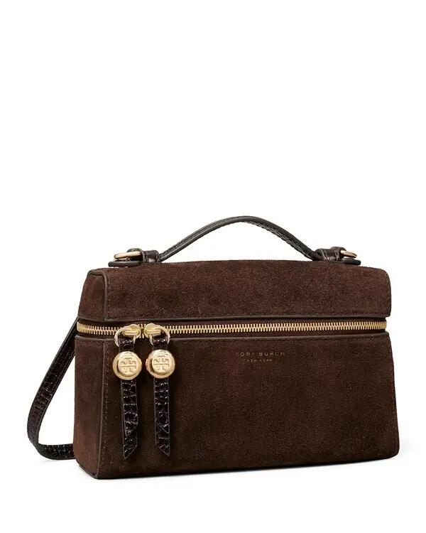 Tory Burch Romy Suede Slim Top Handle Bag