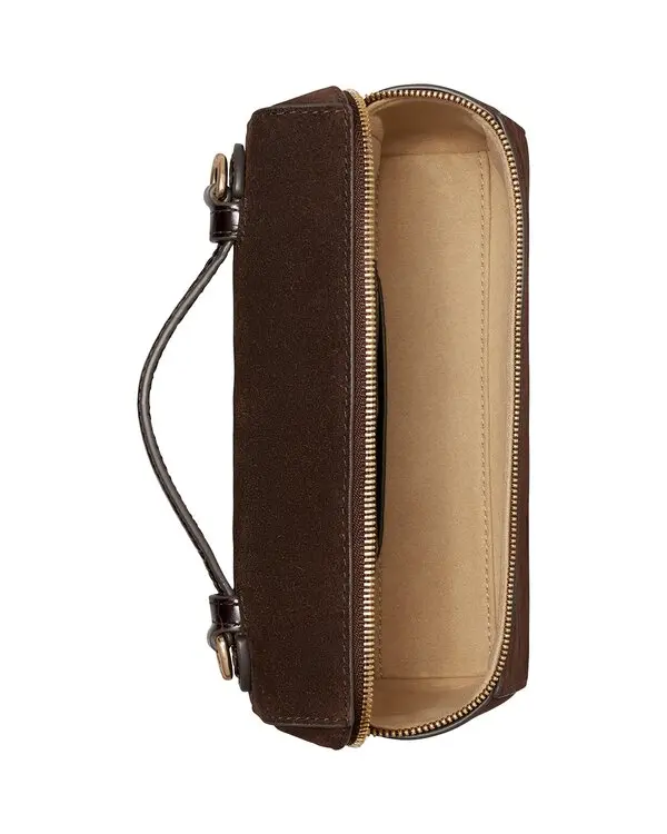 Tory Burch Romy Suede Slim Top Handle Bag