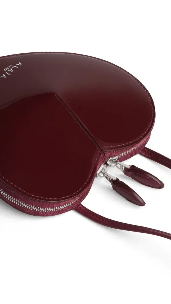 Alaïa Le Cœur Small Bag In Patent Leather