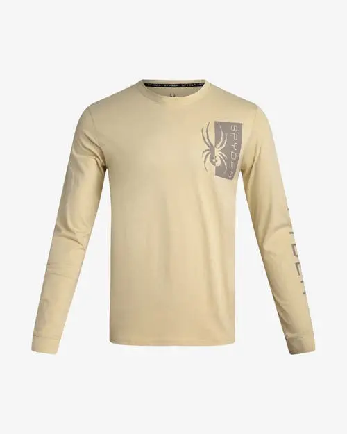 SPYDER Split Logo Long Sleeve - Cloud