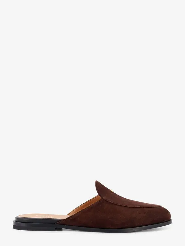 Dior Antibes Suede Mules - Brown