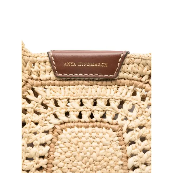 ANYA HINDMARCH Woven Raffia Shoulder Bag