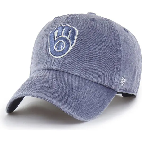 '47 Milwaukee Brewers Pigment Clean Up Adjustable Hat