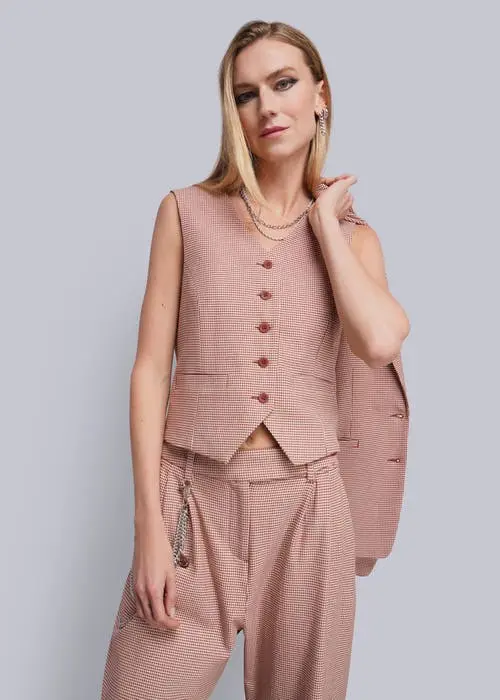 WILDFANG The Empower Houndstooth Vest