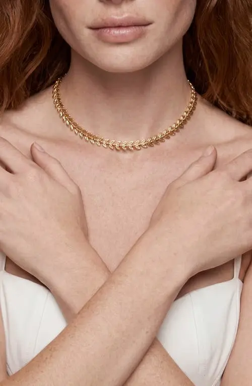 Ettika Chevron Link Necklace