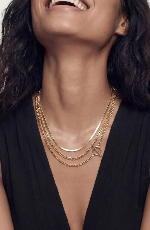 Ettika Layered Plated Link Necklace