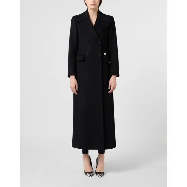Philipp Plein Duke Long Coat Baroque Skull