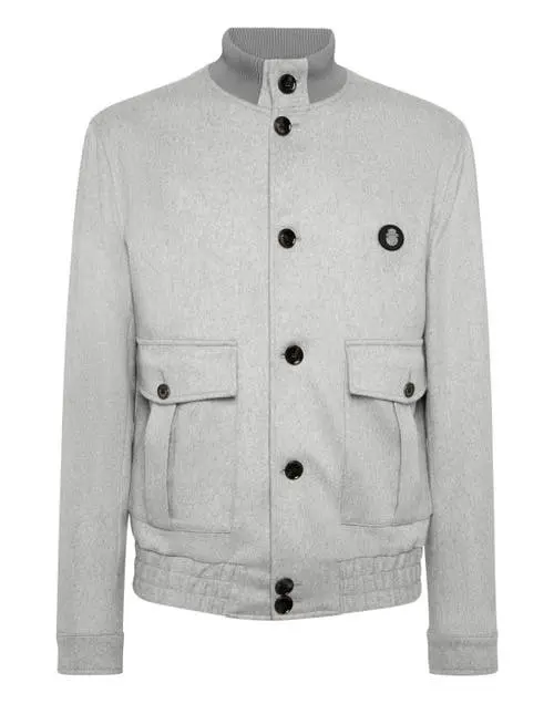 BILLIONAIRE Cashmere Wool Bomber Jacket
