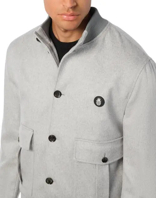BILLIONAIRE Cashmere Wool Bomber Jacket