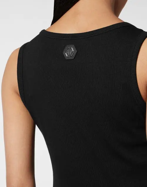 Philipp Plein Tank Top Hexagon
