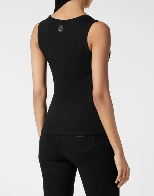 Philipp Plein Tank Top Hexagon