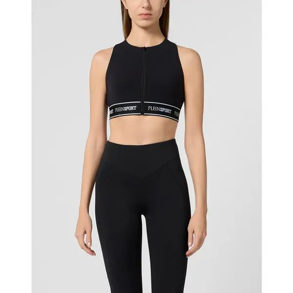 PLEIN SPORT Fleece Bra Top