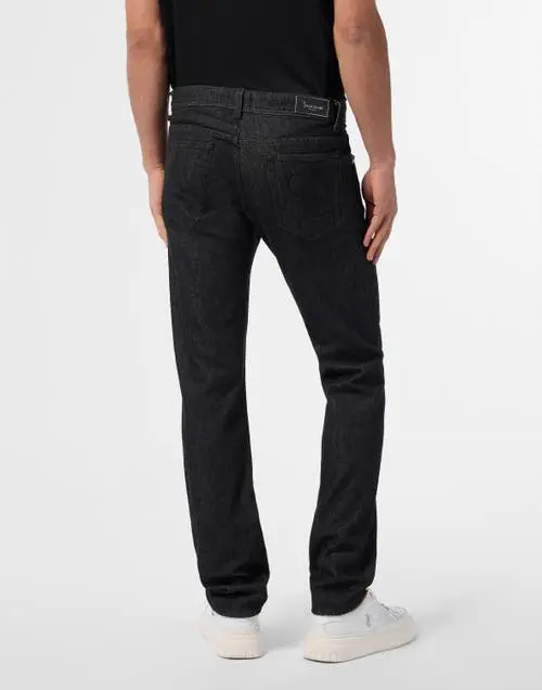 BILLIONAIRE Super Straight Cut Jeans - Black