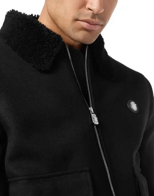 BILLIONAIRE Shearling Wool Jacket