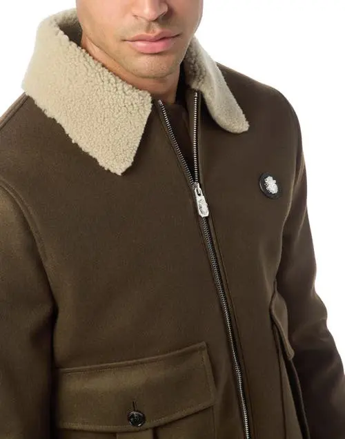 BILLIONAIRE Shearling Wool Jacket