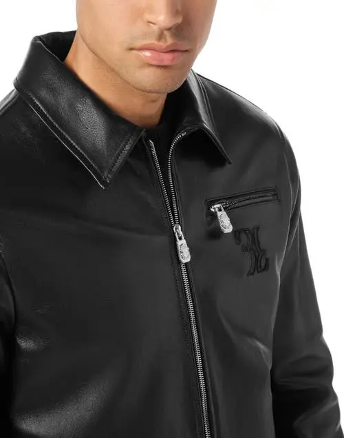 BILLIONAIRE Nappa Leather Blouson Jacket