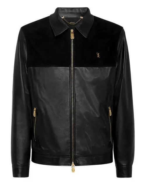 BILLIONAIRE Nappa And Suede Blouson