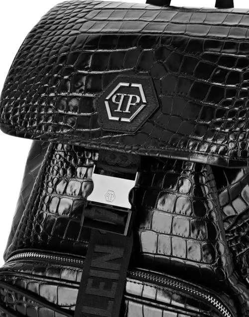 PLEIN SPORT Backpack Monogram