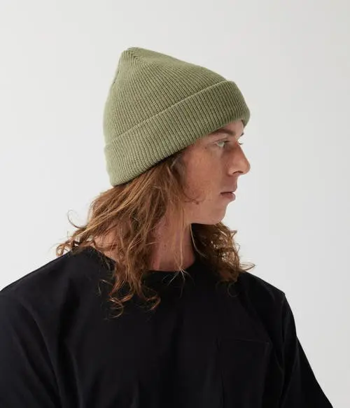 KNOWN SUPPLY Ribbed Beanie - Army