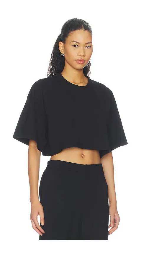 RIPLEY RADER Ponte Knit Cropped Top