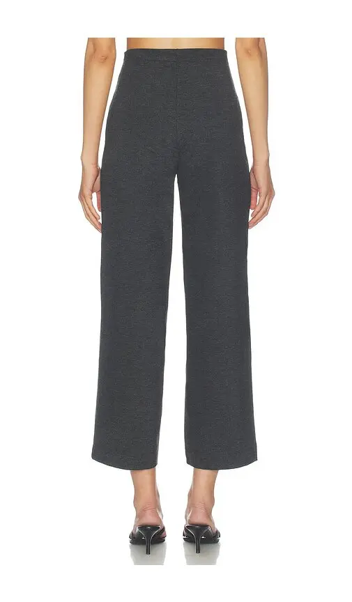 RIPLEY RADER Ponte Knit Cropped Pant - Charcoal