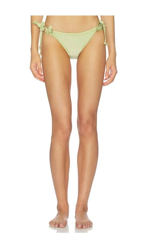 PatBO Floral Appliqué Bikini Bottom