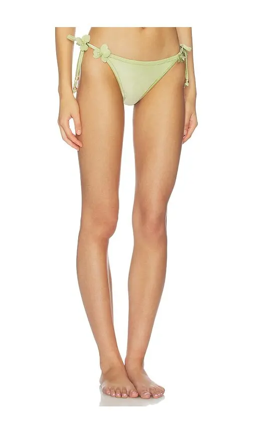PatBO Floral Appliqué Bikini Bottom