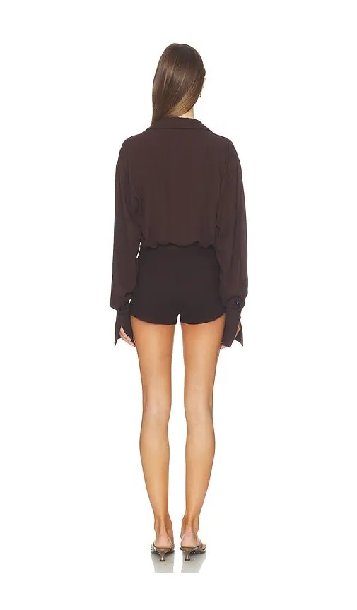 ALL THE WAYS Clarissa Romper In Brown