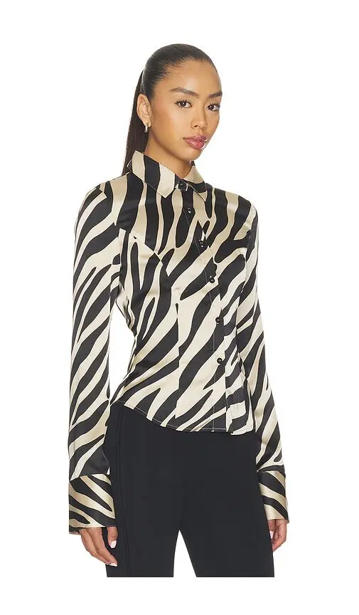 Superdown Kileigh Button Up Top