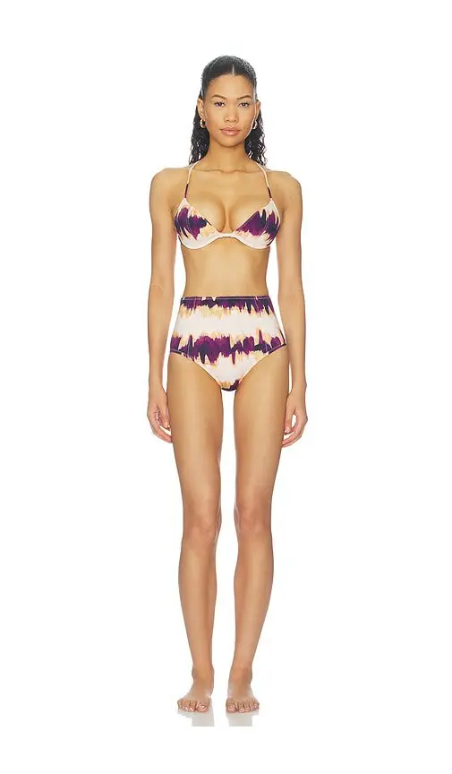 Ulla Johnson High Waisted Bikini Bottom - Quarry