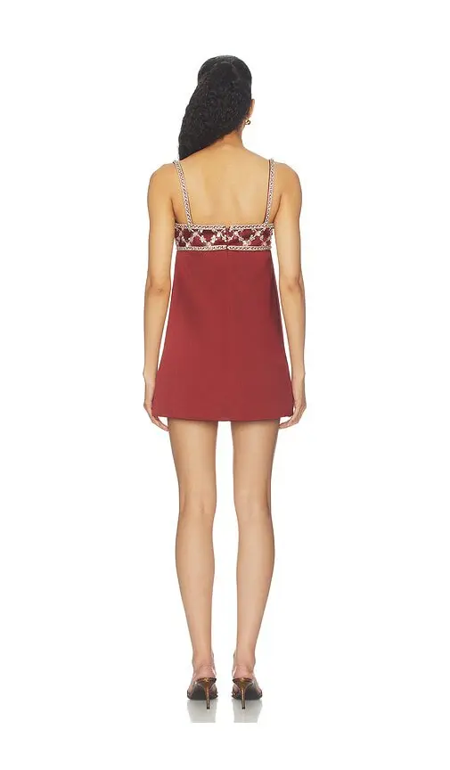 Retrofete Embellished Mini Dress