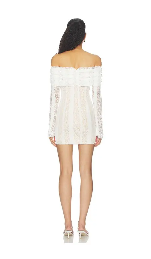 MORE TO COME Annabelle Off-shoulder Mini Dress