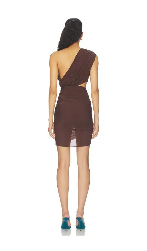 Superdown Juliet Mini Dress In Brown