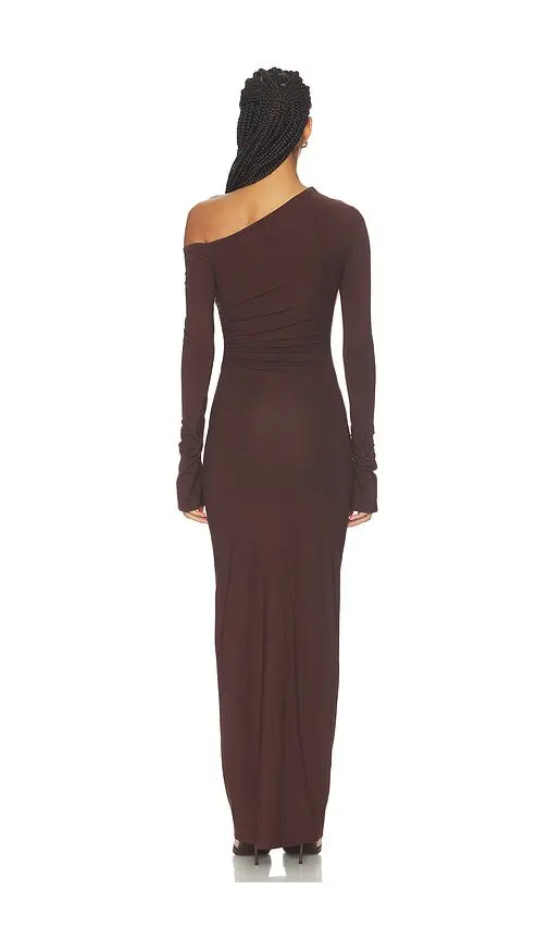 Superdown Ruched Side Maxi Dress