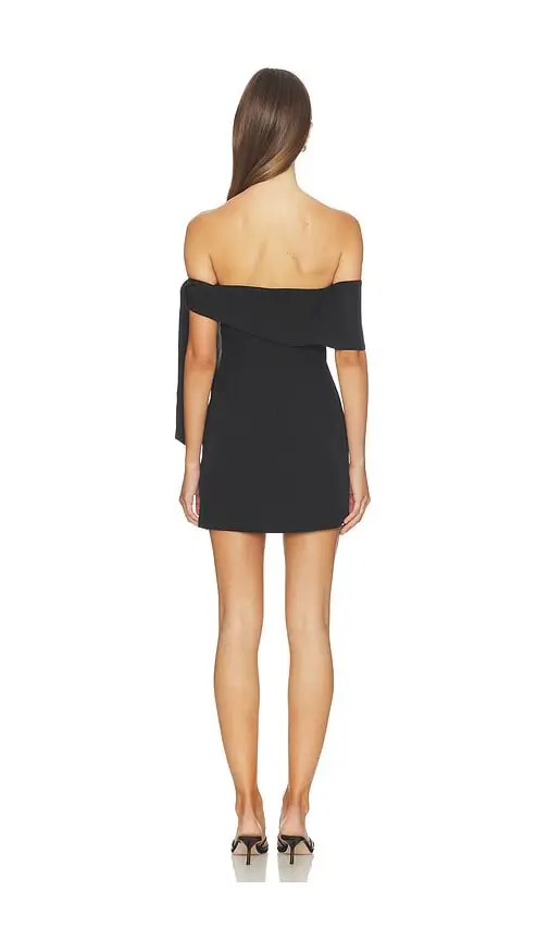 Superdown Astar Off-the-shoulder Mini Dress - Black