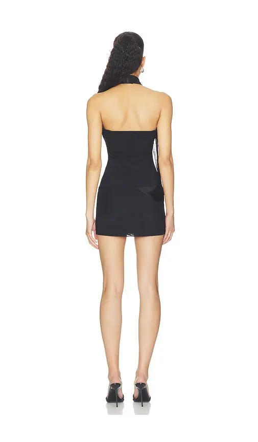I.AM.GIA Idahlia Halterneck Mini Dress With Draped Detail
