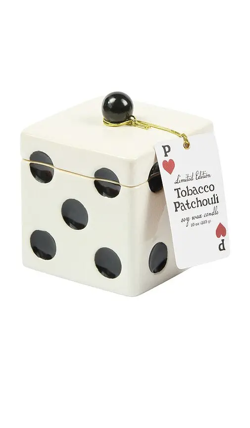 PADDYWAX Lucky Dice Ceramic Candle In Multi